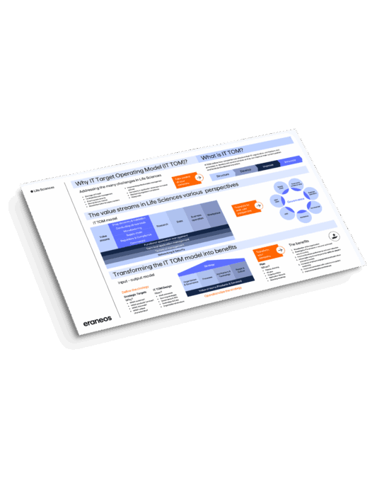 Infographic: IT Target Operating Model IT-TOM | Eraneos