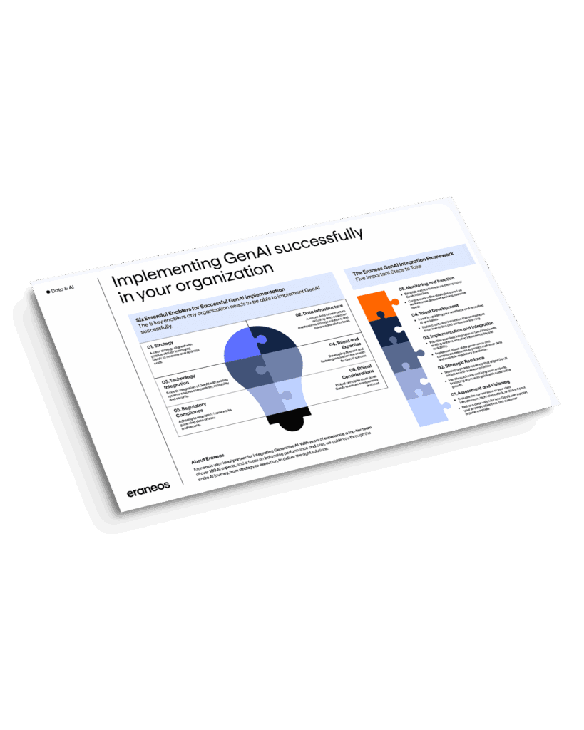 Infographic: GenAI Implementation Framework | Eraneos