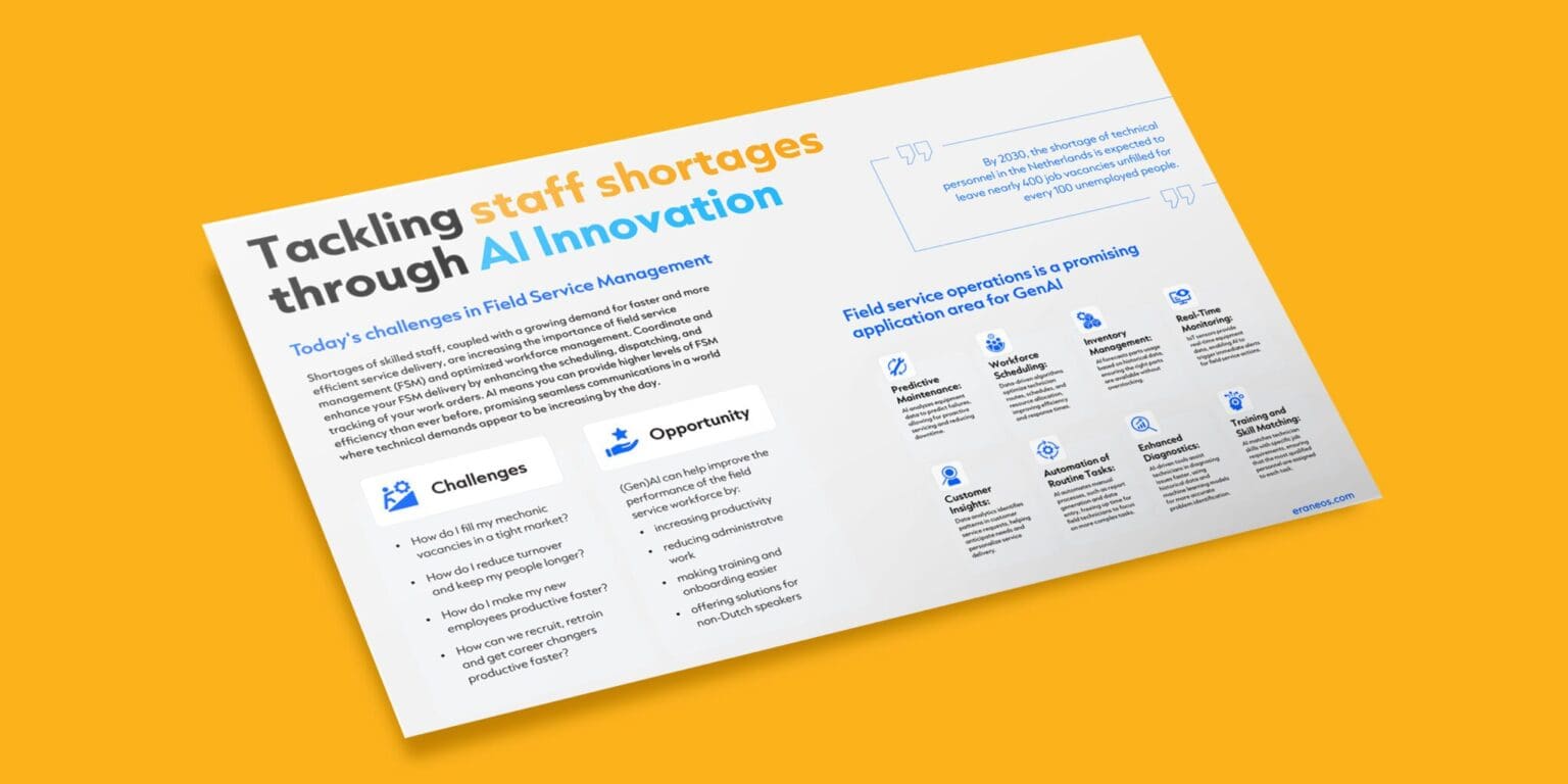 Field Service Management Infographic | Eraneos
